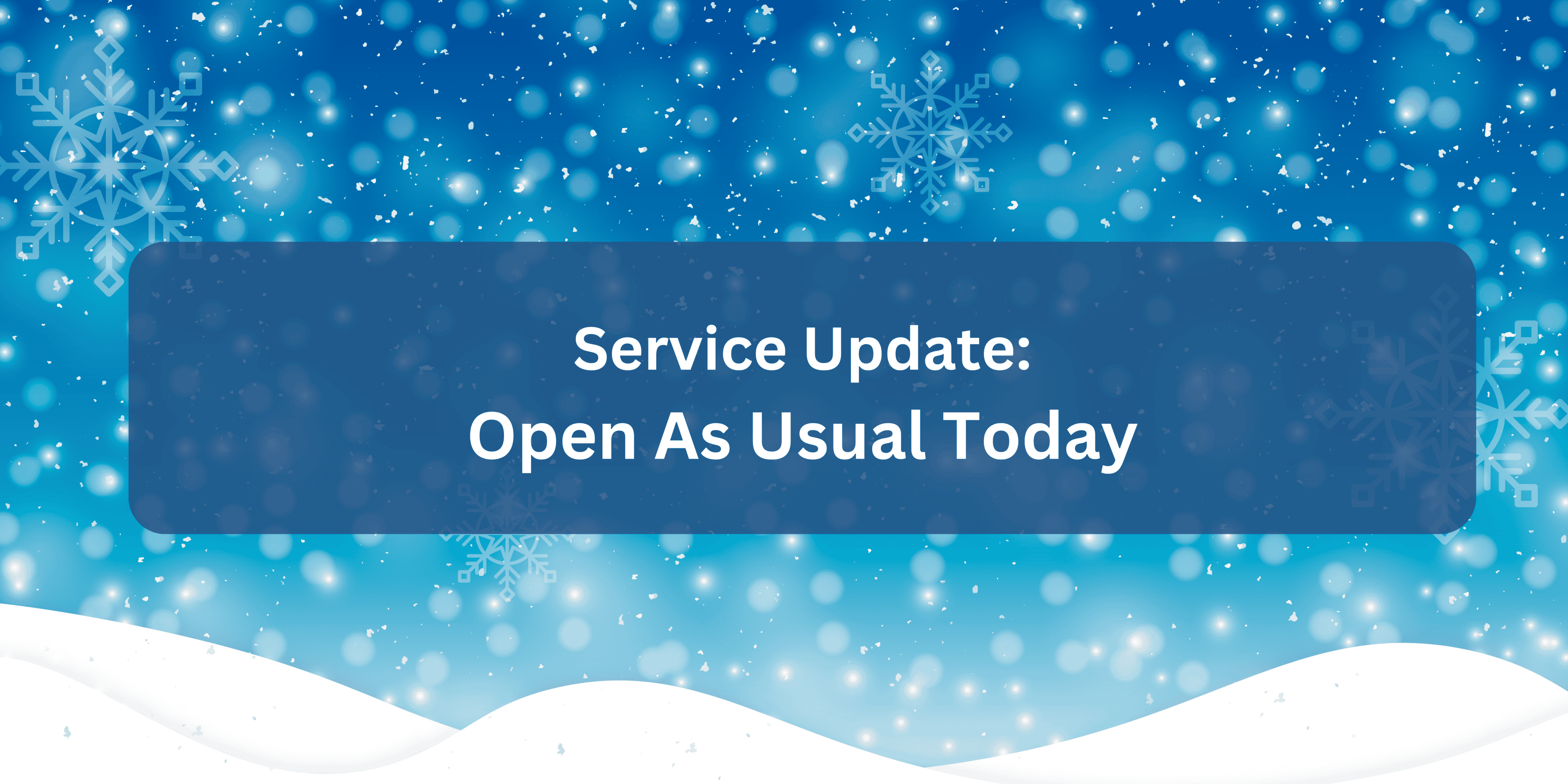 We’re Open As Usual - Sheffield Credit Union